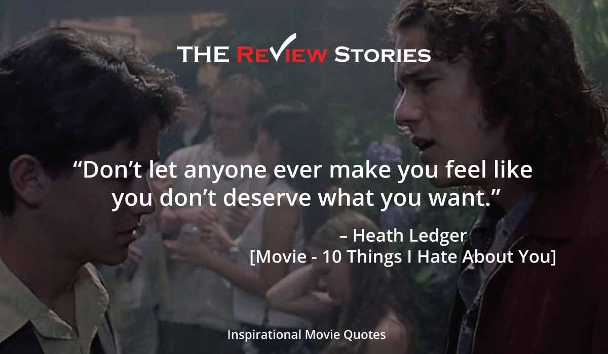 31 Inspirational Hollywood Movie Quotes that will inspire you
